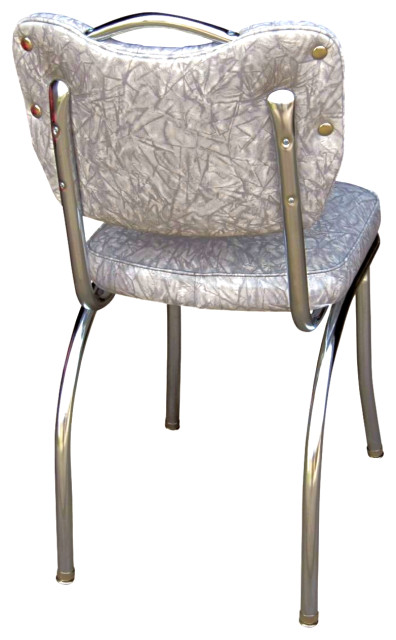 Retro Home Upholstered Handle Back Dining Chair - Contemporary - Dining ...