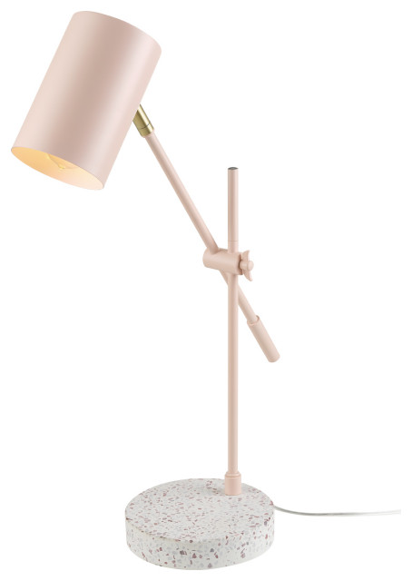 Pratt 18" Matte Pink Adjustable Balance Arm Desk Lamp - Contemporary ...