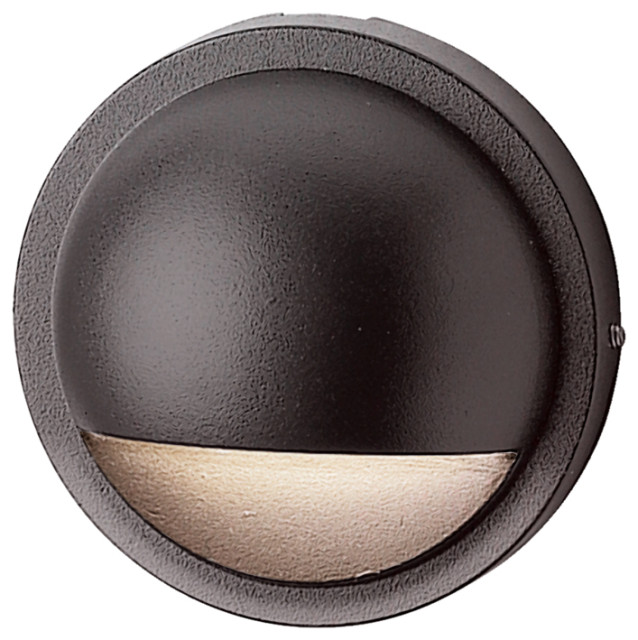 Textured Architectural Bronze 2700K Half-Moon LED Deck Light ...