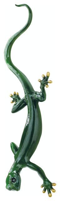 Giant Garden Gecko Lizard Statue - Southwestern - Garden Statues And ...