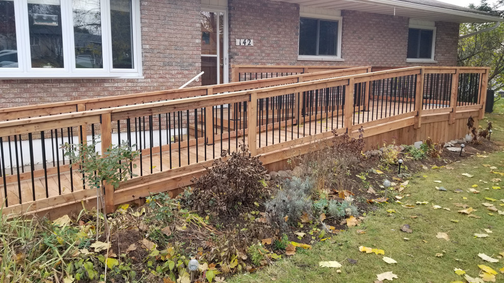 Deck and Ramp Front Porch - Modern - Terrace - Ottawa - by Mjolnir ...