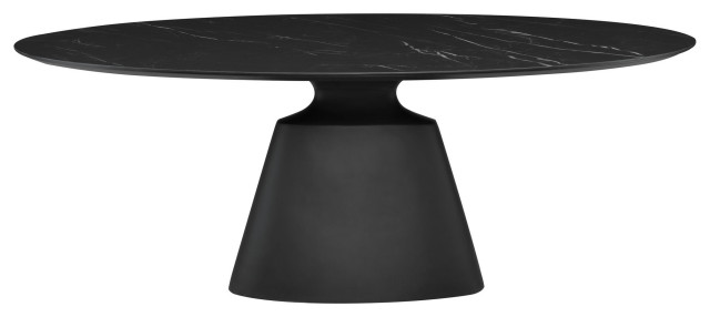 Taji Black Ceramic Dining Table, HGNE285 - Transitional - Dining Tables ...