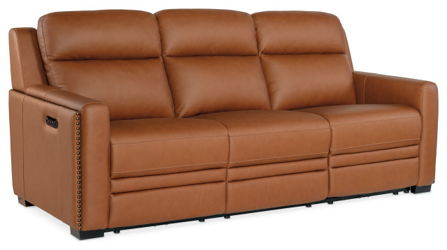 McKinley Power Sofa With Power Headrest and Lumbar - Contemporary ...