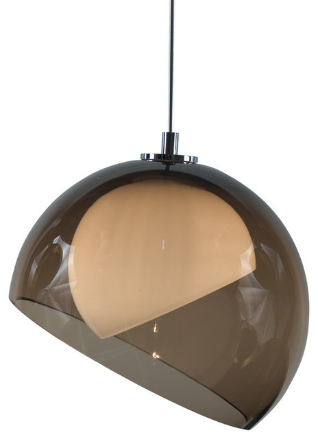 1-Light Monorail Pendant, Chocolate And Chrome - Pendant Lighting - by ...