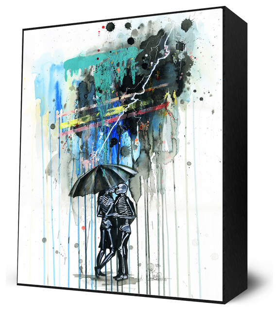 Love Shock Mini Art Block by Lora Zombie - Contemporary - Prints And ...