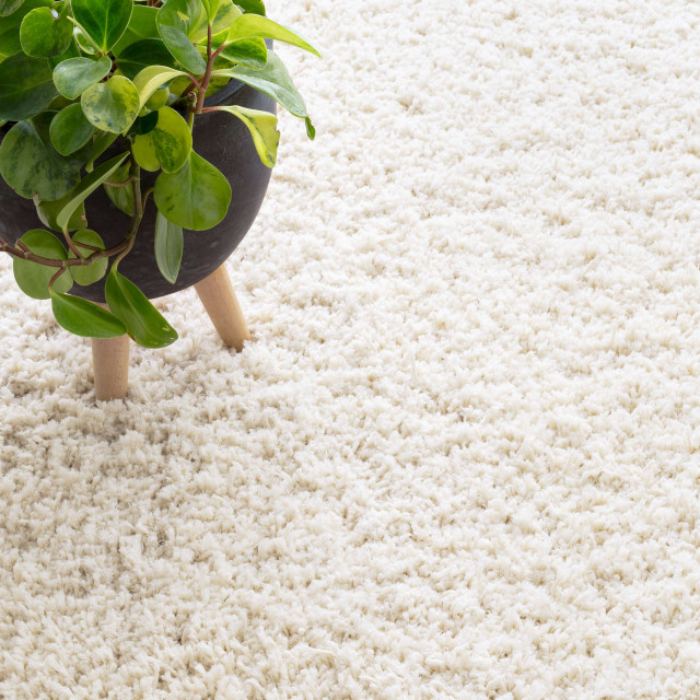 Kodiak Ivory Woven Microfiber Rug, 2'x3' - Transitional - Area Rugs ...