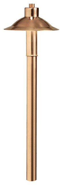 Copper Hat 21" LED 2700K Path Light, Copper - Contemporary - Path ...