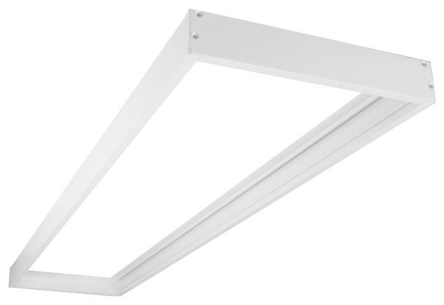 NICOR Lighting 1x4 Ft. Surface Mount Kit for TPE Series LED Troffers ...