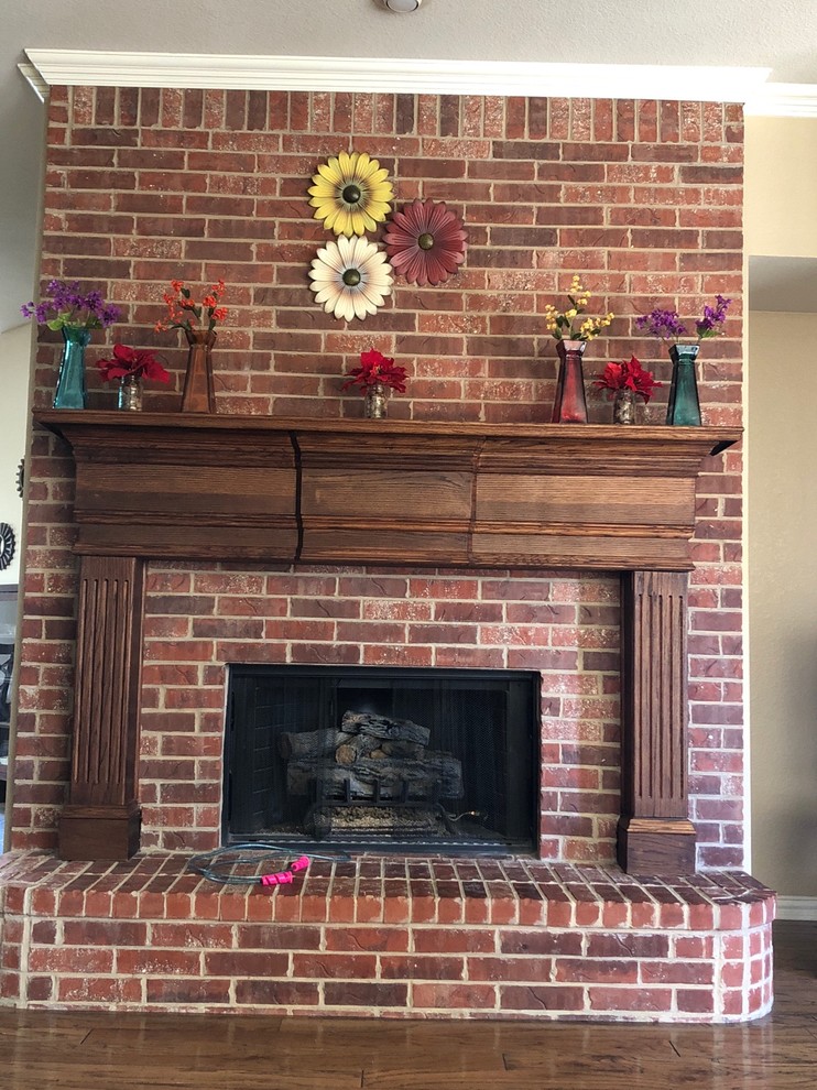 brick firewall decor