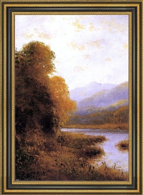 Thomas Bartholomew Griffin Along The Banks Framed Canvas Print, 18"x27 ...