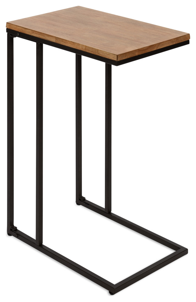 Lockridge Metal Base C-Table, 19x12x27 - Transitional - Side Tables And ...