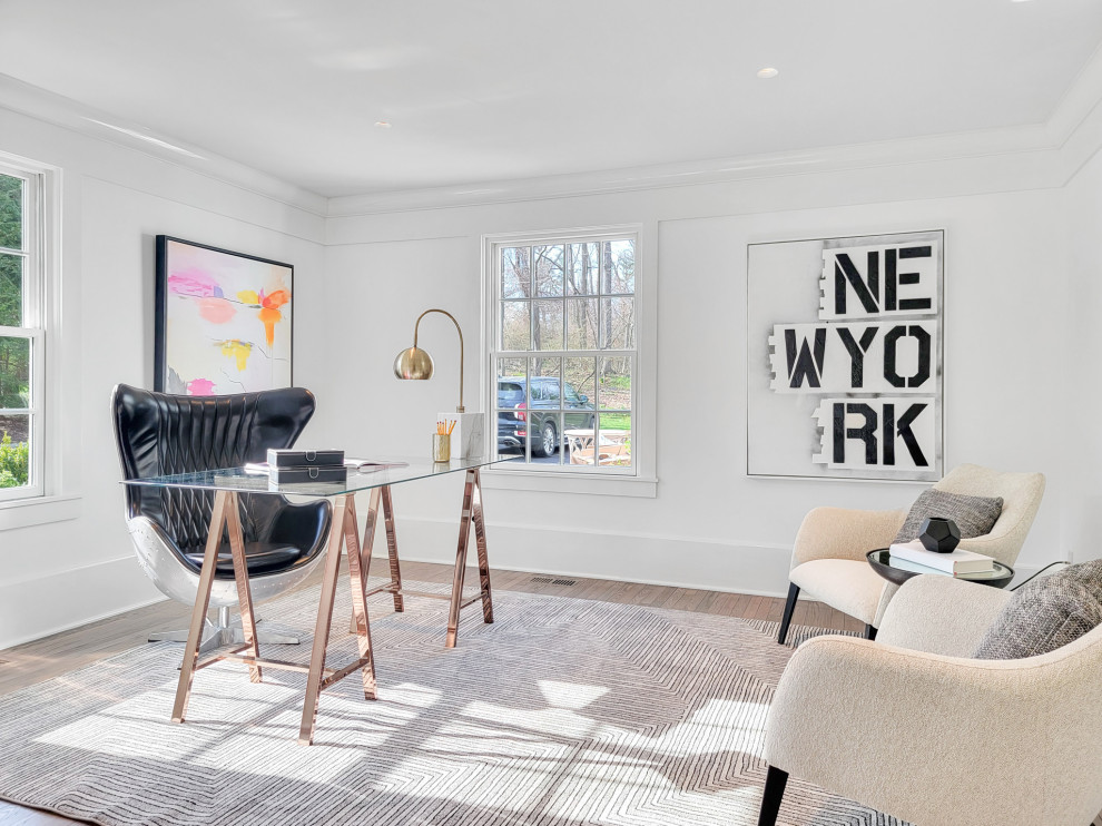REFLECT - Luxury Staging in Darien - Contemporary - Home Office - New ...