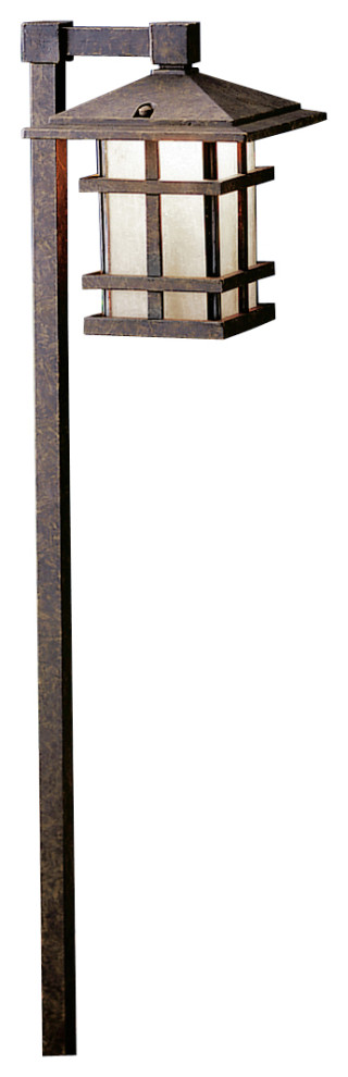 Cross Creek Aged Bronze Path and Spread 1-Light 120V - Craftsman - Path ...