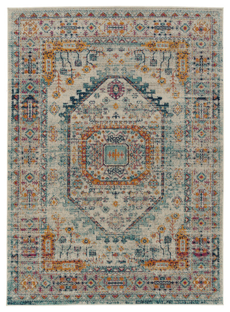 Kaleen Zuma Beach Collection Multi 2'2" x 7'6" Rug, 5'3" x 7'3 ...