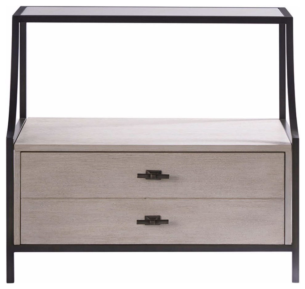 Stone Top Nightstand - Industrial - Nightstands And Bedside Tables - by ...