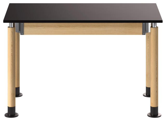 NPS Signature Science Lab Table, Oak, Chemical Resistant Top, 24x48x27 ...