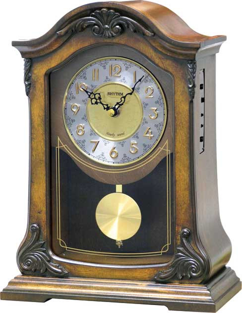 WSM Nice II Mantel Clock by Rhythm - Victorian - Desk And Mantel Clocks ...