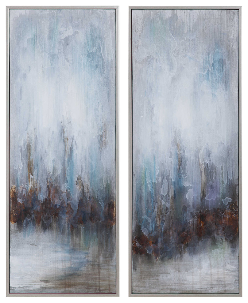 Uttermost Rainy Days Abstract Art, S/2 - Contemporary - Paintings - by ...