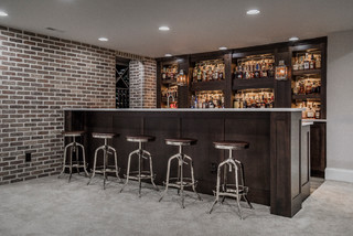 Buckeye Basements - Basement Over $100,000 - Farmhouse - Home Bar ...