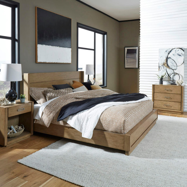 Montecito King Bed, Two Nightstands and Chest By Homestyles ...