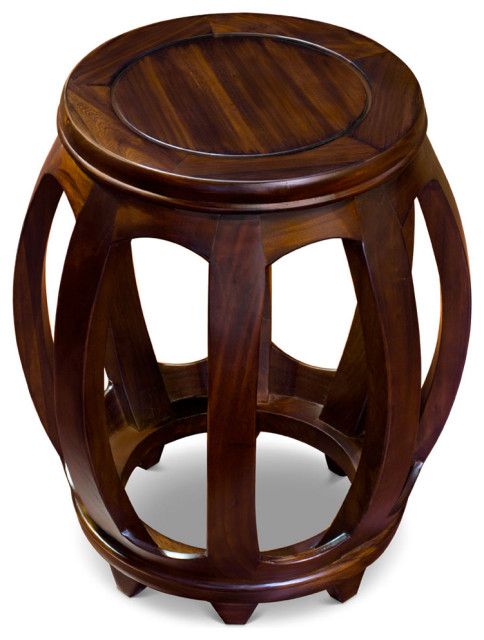 Chinese Wooden Drum Stool - Asian - Accent And Garden Stools - by China ...