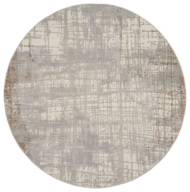 Nourison Ck950 Rush Round Area Rug, 6'xROUND - Contemporary - Area Rugs ...