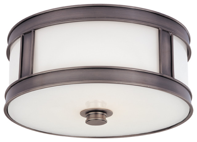 Hudson Valley 5513-Hn, 2 Light Flush Mount - Transitional - Flush-mount ...