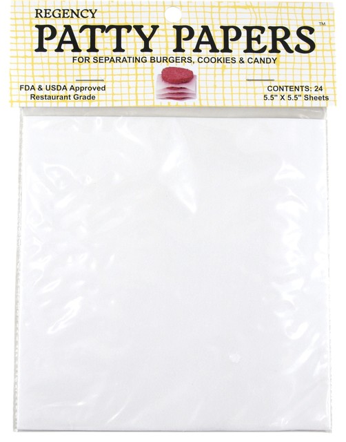 Regency Hamburger Patty Paper, 24 Count - Contemporary - Grill Tools ...