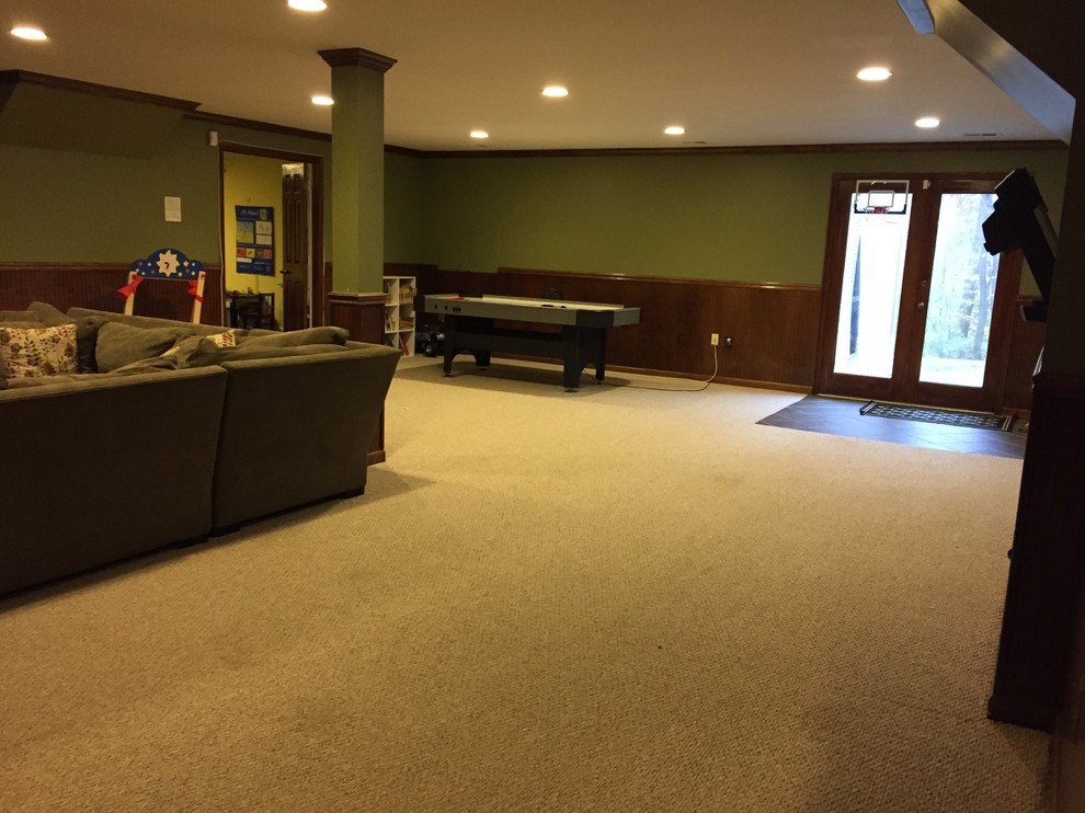 What do I do with basement wood paneling?