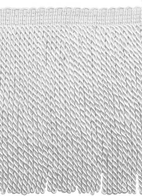 5 Yard Value Pack - 9 Inch Long WHITE Bullion Fringe Trim, Basic Trim ...