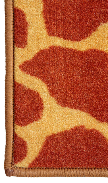Giraffe On Stilts Area Rug for Dining Room, Made In USA, 2' x 36 ...