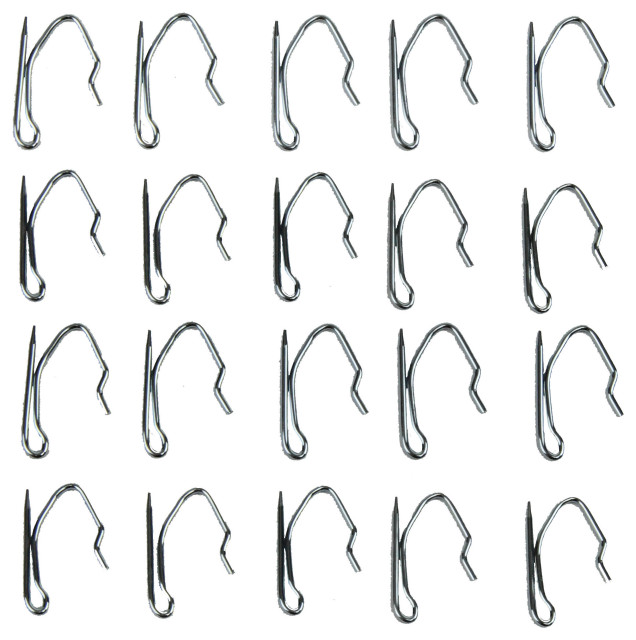 1-3/8" Heavy Duty Drapery Pins, Set of 24, Steel - Window Treatment ...