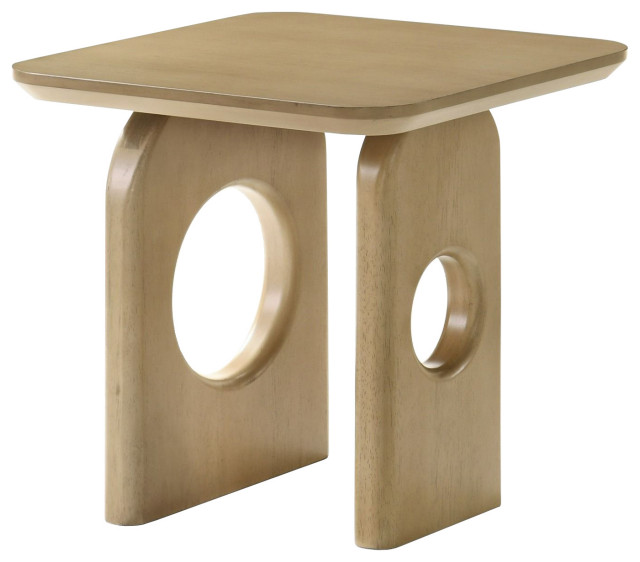 Nova Domus Oshana Modern White Oak End Table - Modern - Side Tables And ...
