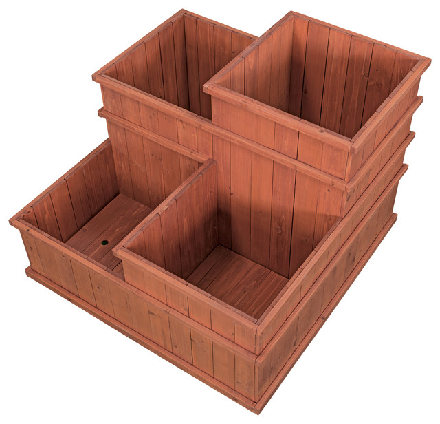Multi Level Planter - Transitional - Outdoor Pots And Planters - by ...