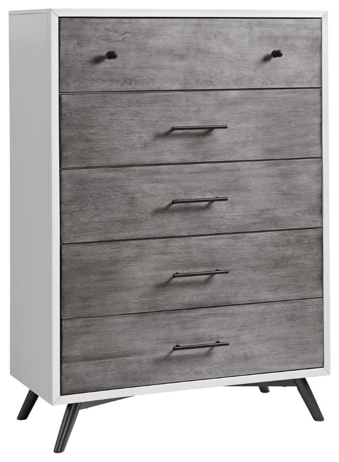 Mid-Century Modern 5-Drawer Chest - Midcentury - Dressers - by Martin ...