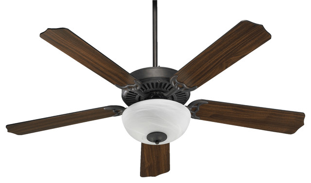 Capri Unipack Bowl Ceiling Fan - Traditional - Ceiling Fans - by Quorum ...