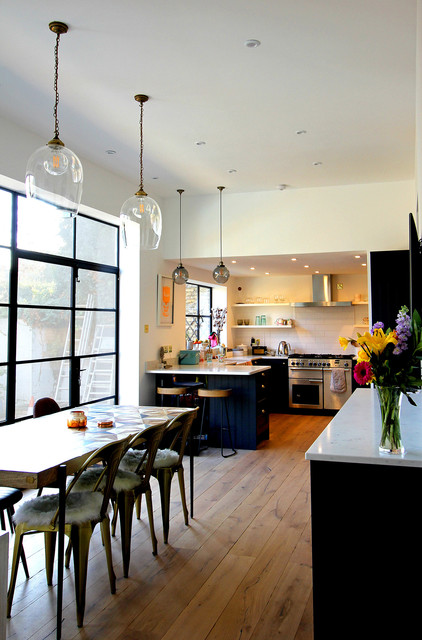 Crittall Window Extension - Contemporary - Kitchen - London - by ...