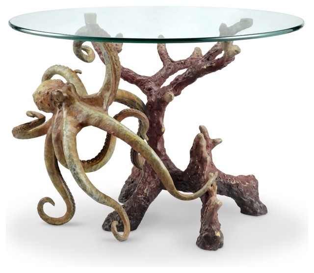 Octopus Coffee Table - Beach Style - Coffee Tables - by Uber Bazaar | Houzz