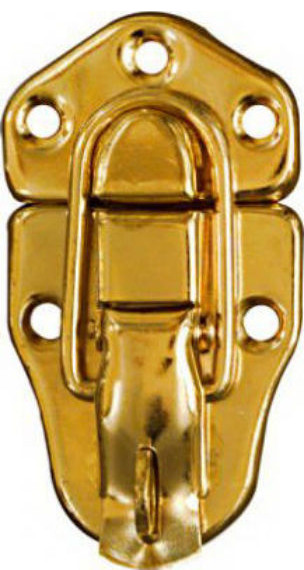 National Hardware N208-603 Lockable Draw Catch, 1-3/4"x3-3/4", Bright ...