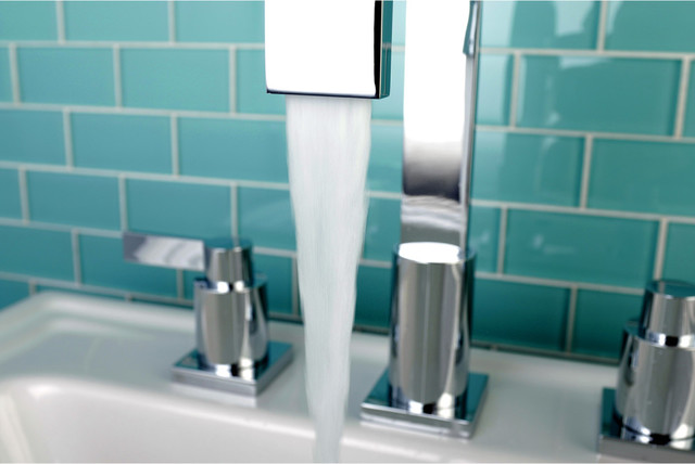 Widespread Bathroom Faucet, Retail Pop-Up - Contemporary - Bathroom ...