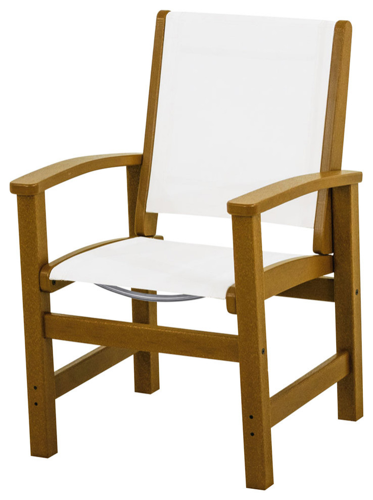 POLYWOOD Coastal Dining Chair - Transitional - Outdoor Dining Chairs ...