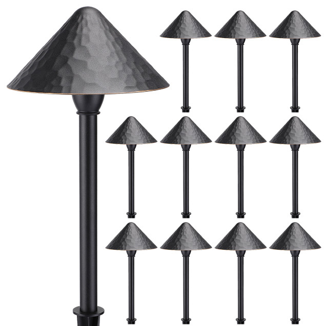 LEONLITE 12V 12-Pack LED 3W Landscape Lights, 3000K Warm White ...