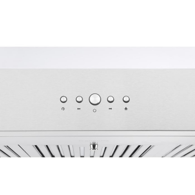 36 in. 600 CFM Wall Mount Pyramid Range Hood in White - Contemporary ...