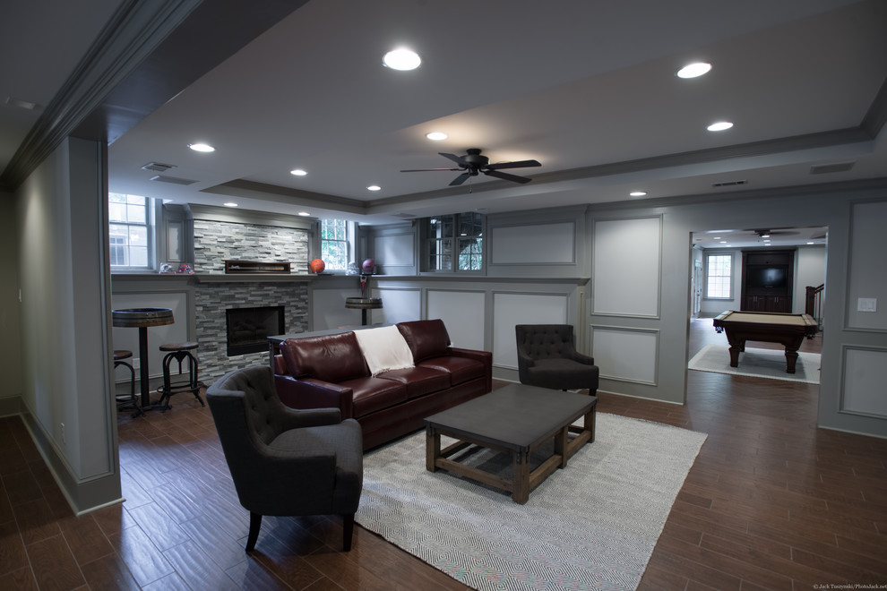 Basements - Transitional - Basement - Atlanta - by Green Basements ...