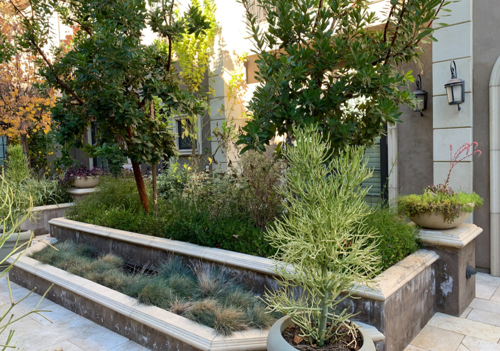 French Mediterranean Palace Courtyard - French Country - Patio - Los ...