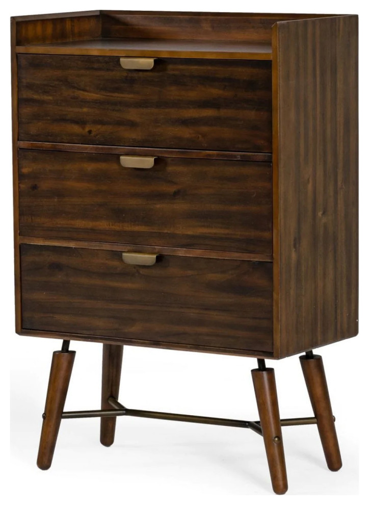 Kathryn Mid-Century Elisa Acacia Chest - Midcentury - Accent Chests And ...