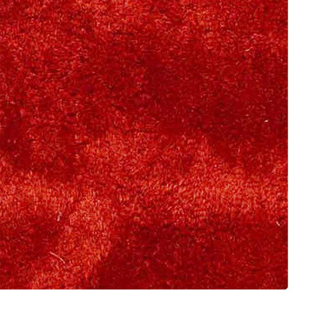 HAND TUFTED SHAG POLYESTER ECO-FRIENDLY AREA RUGS - Red Color, Solid ...