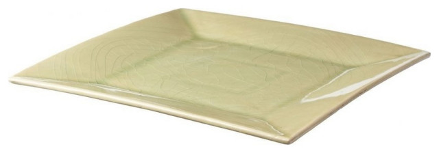 Elk Home Pear - 15 Inch Plate, Green Finish - Transitional - Decorative ...