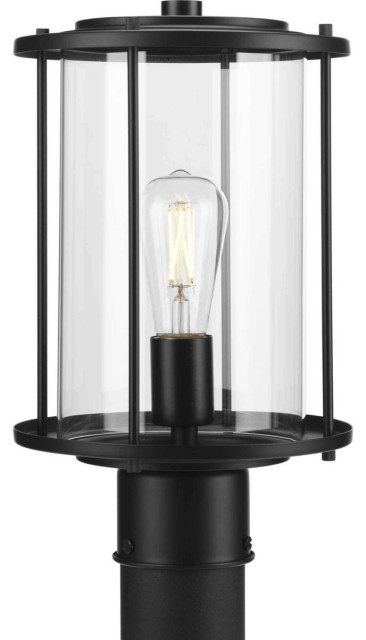 Gunther 1 Light Post Light or Accessories, Matte Black - Transitional ...