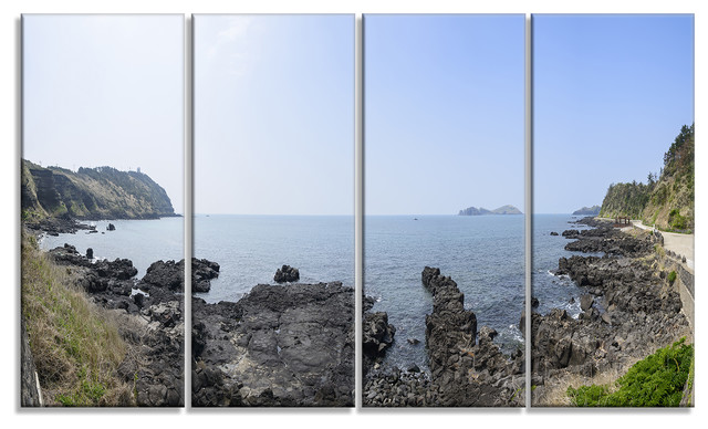 "Landscape of Olle Walking Path" Oversized Metal Wall Art, 48"x28 ...